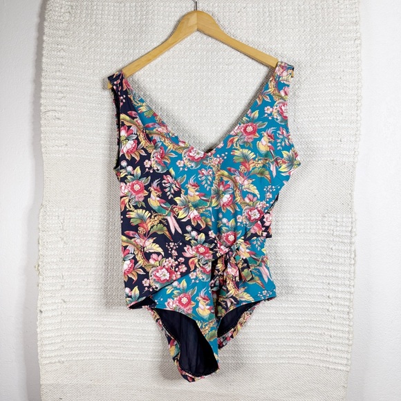Sundance | Swim | Sundance Floral Side Tie Radiant Onepiece Swimsuit Xl ...